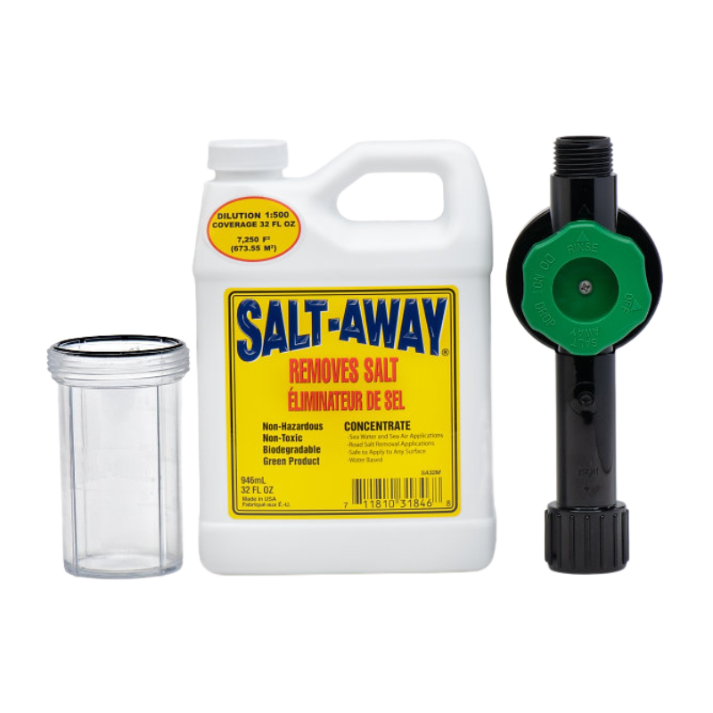 SALT AWAY CONCENTRATE KIT WITH MIXING UNIT – POP Fishing & Marine